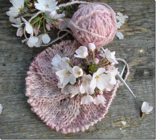 Dangling Threads: Cherry Blossom Knitting